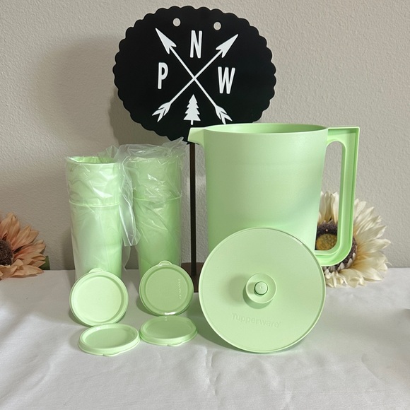 Tupperware | Dining | Tupperware Pitcher And Tumbler Set New No Box ...